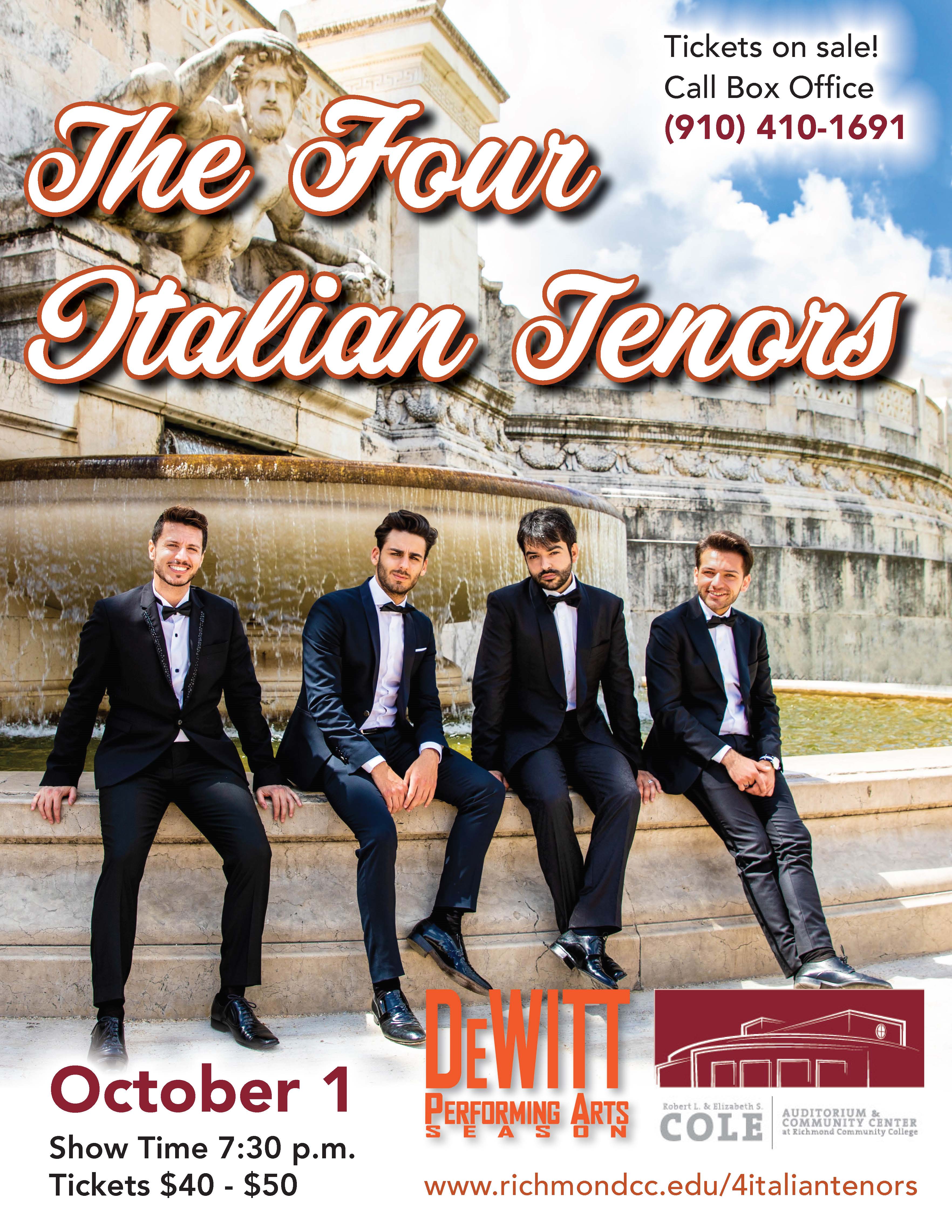 Four Italian Tenors | Richmond Community College